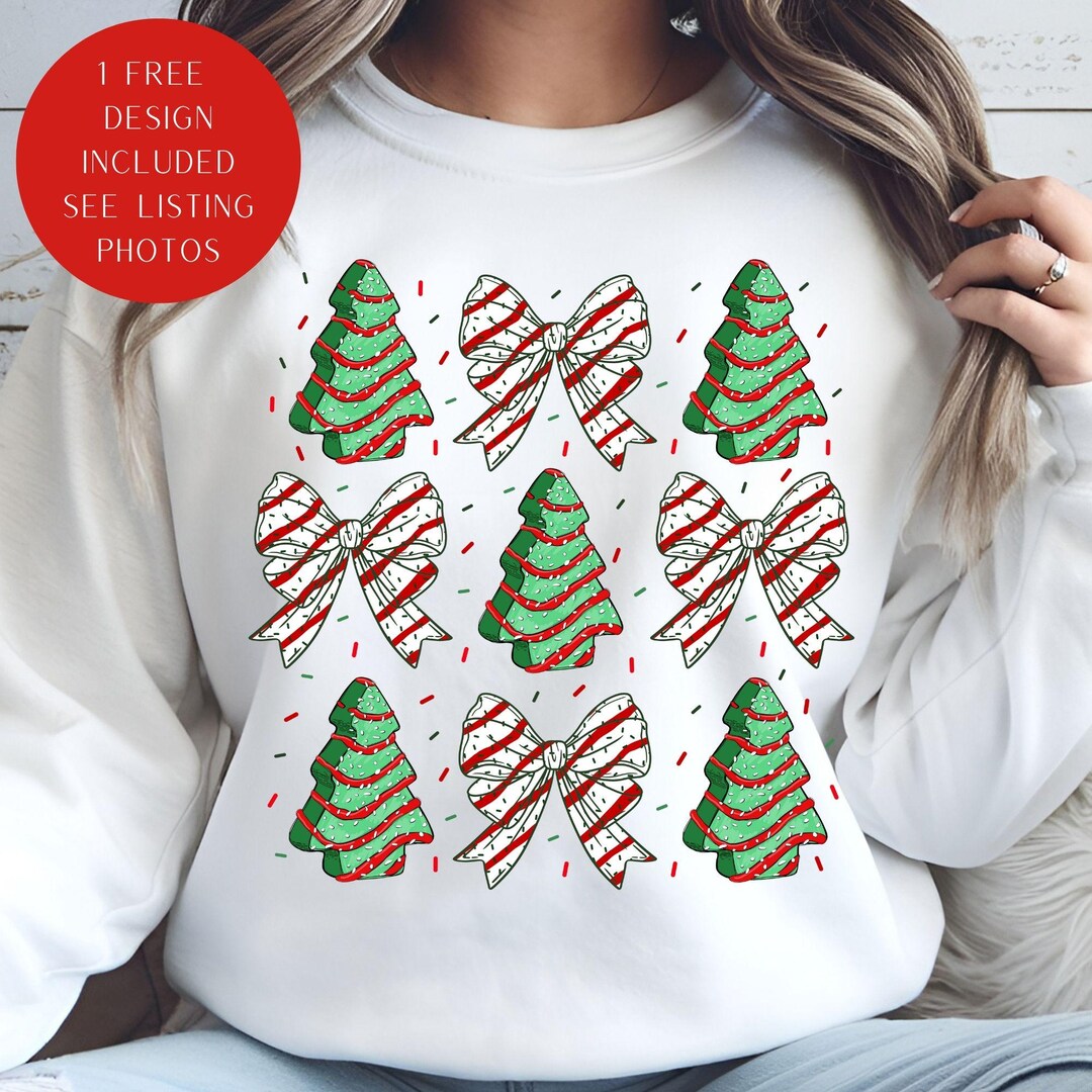 Christmas Tree Cake Digital Download Christmas Tree Snack Xmas Holiday ...