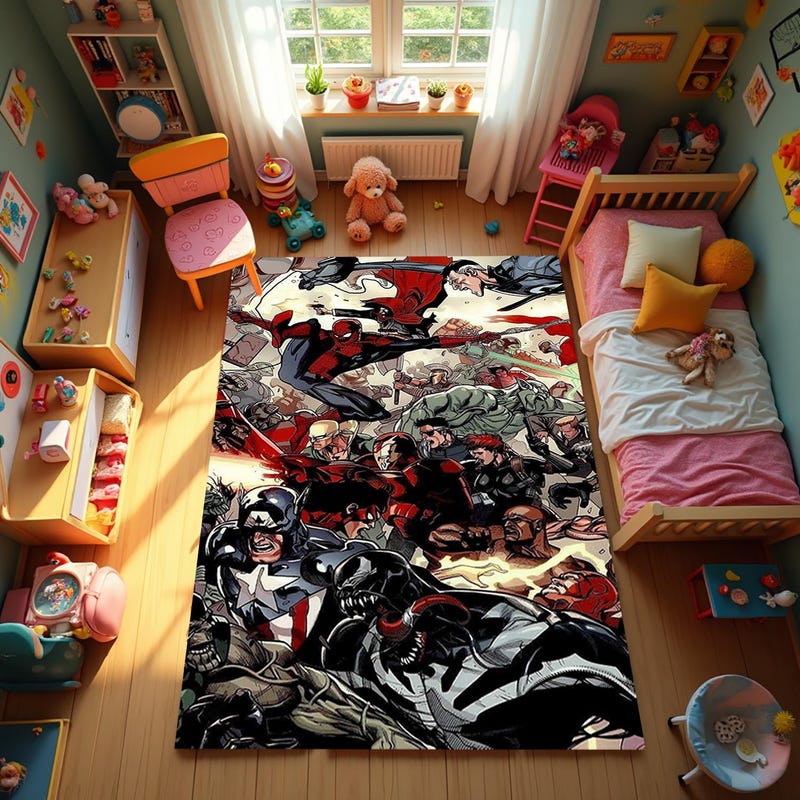 Avengers Rug - Etsy