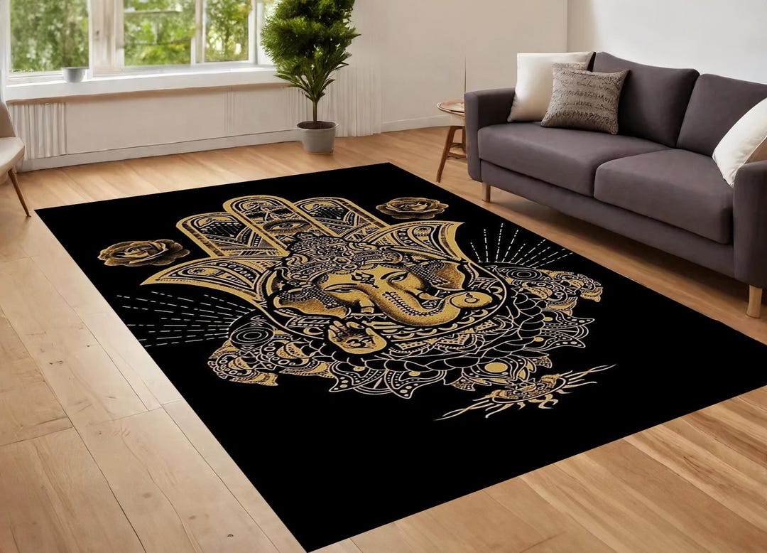 Sri Yantra Rug, Abstract Rug, Modern Rug, Rugs for Living Room, Sacred ...