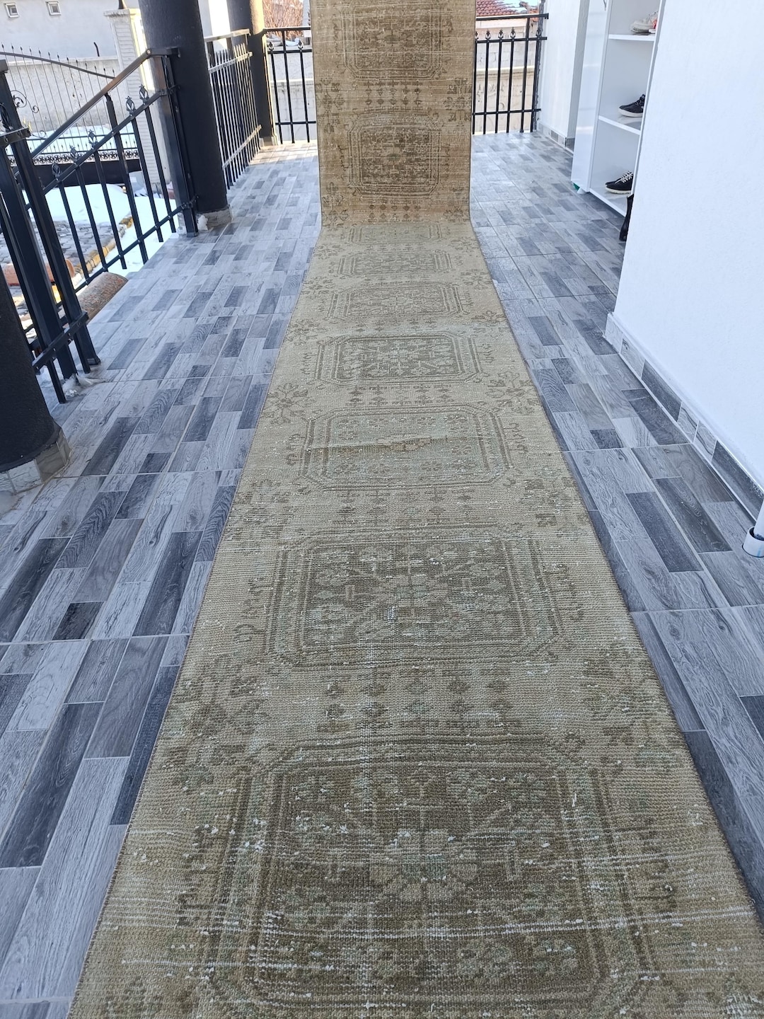 3x19 2x18 Extra Long Turkish Wool Runner Rug: 2.8x18.7 Ft - Etsy