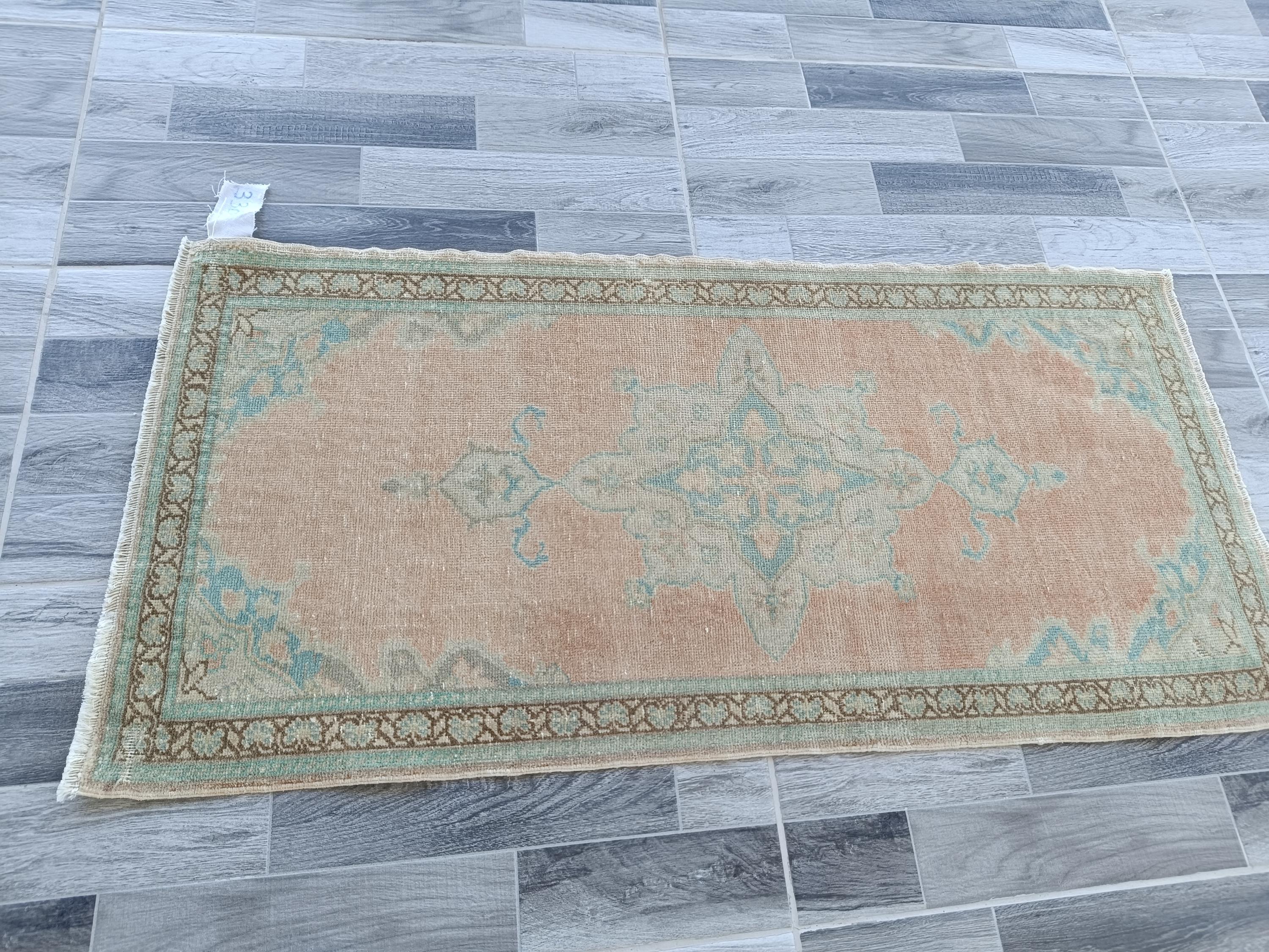 2x4 Rug,2x4 Salmon Green,rug 2x4 Rug, Oushak Small Rug,2x4 Vintage Rug ...