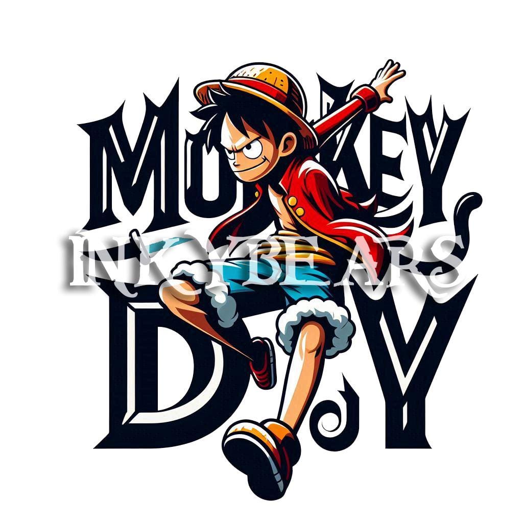 Monkey D. Luffy Anime One Piece Trendy Print a Digital Art Digital ...