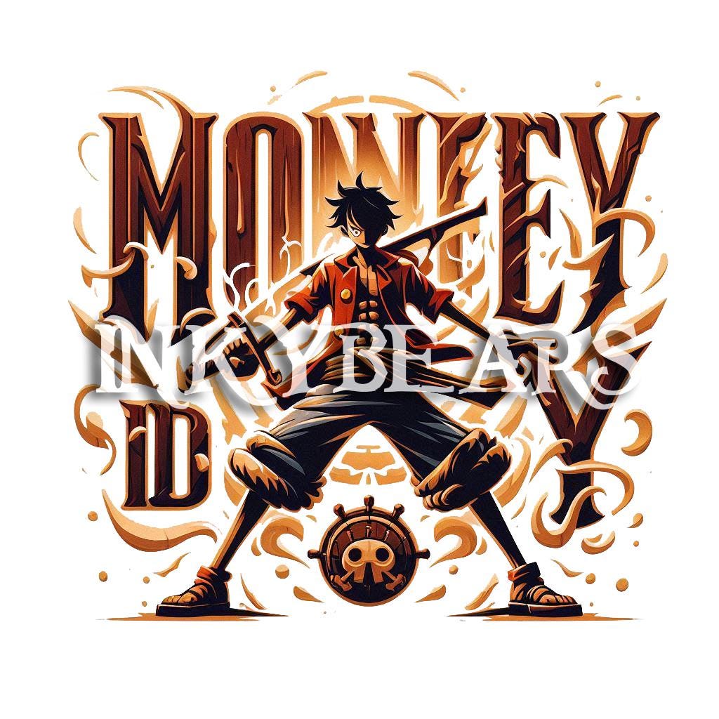 Monkey D. Luffy Anime One Piece Trendy Print a Digital Art Digital ...
