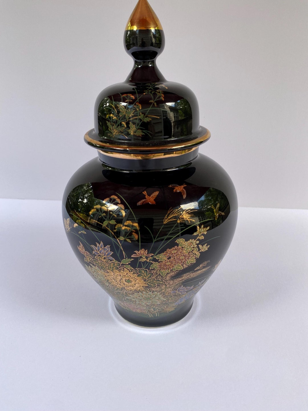 Vintage Japanese Ginger Jar - Etsy