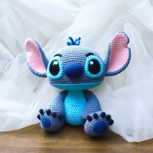 Cute Stitch Crochet Pattern, Cute Stitch Amigurumi Pattern, DIY Crochet ...