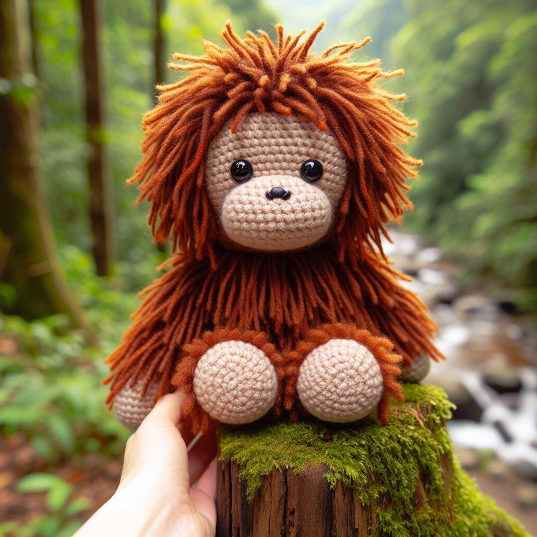 Monkey Crochet Pattern, Cute Monkey Amigurumi Pattern, DIY Crochet ...