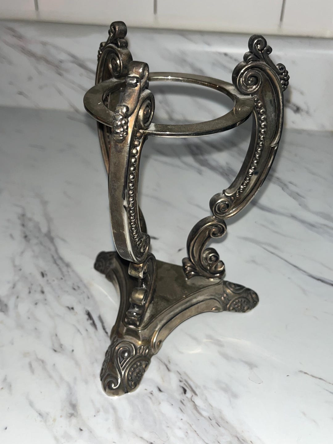 Godinger Shannon Silver-plated Metal Base - Etsy