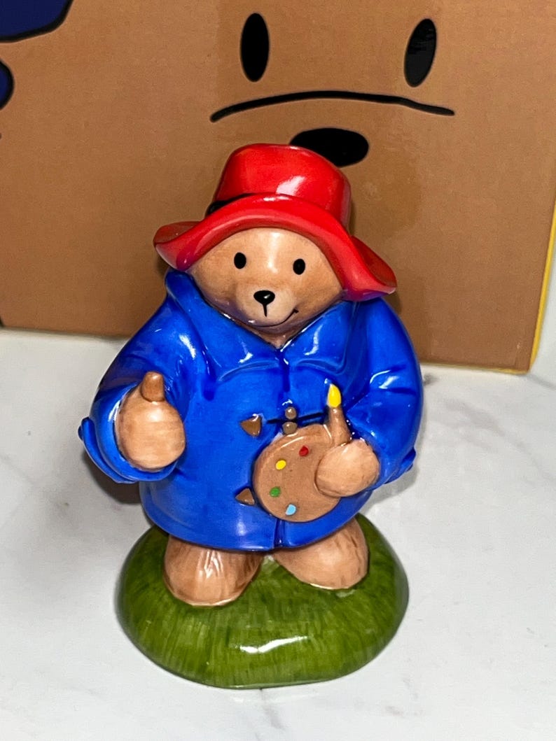 Paddington Bear the Artist - Etsy
