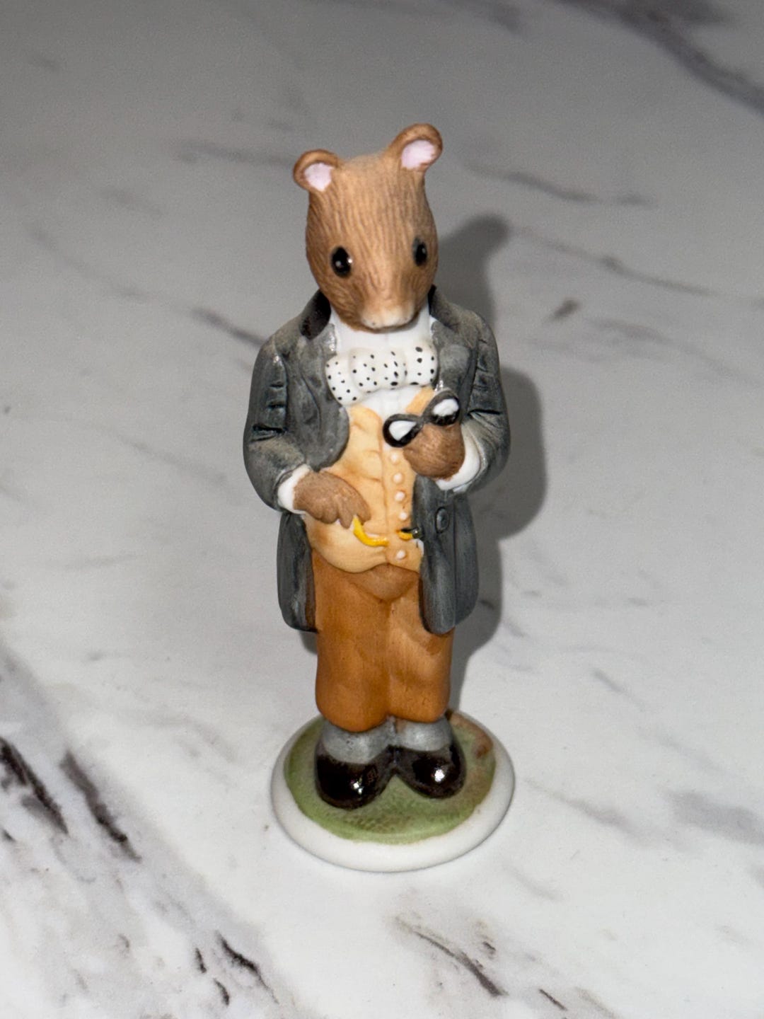 Samuel, a Ceramic Anthropomorphic Mouse Figurine From the Franklin Mint ...