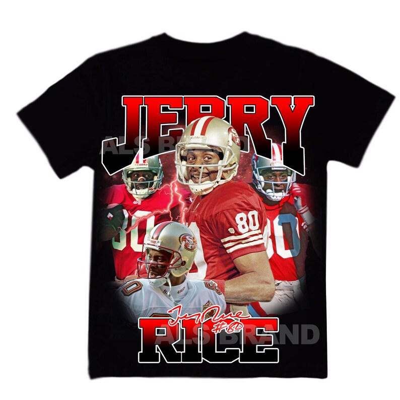 Jerry Rice T-shirt Design PNG Digital Instant Download - Etsy