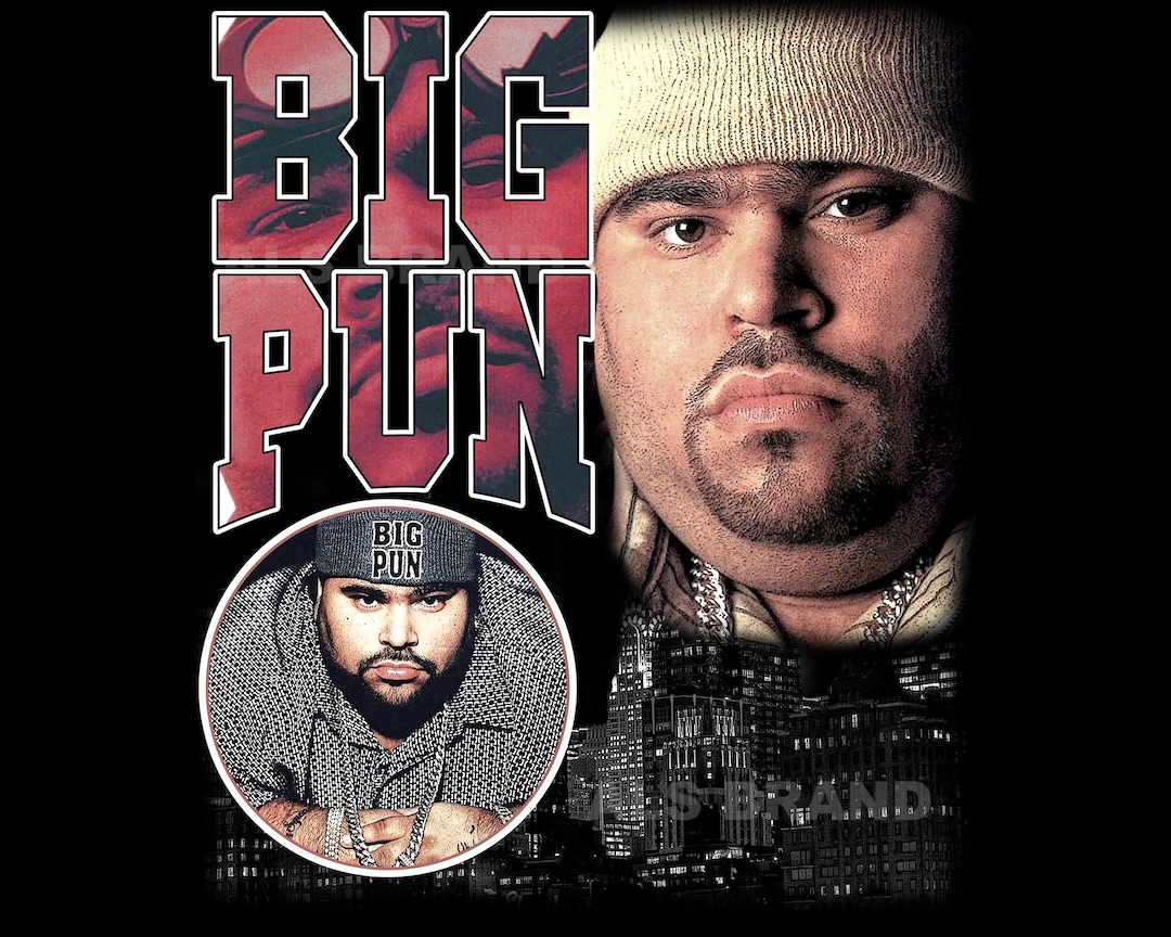Big Pun Png Ready to Print, Printable Design, Artist, 90s, Rap Tee ...