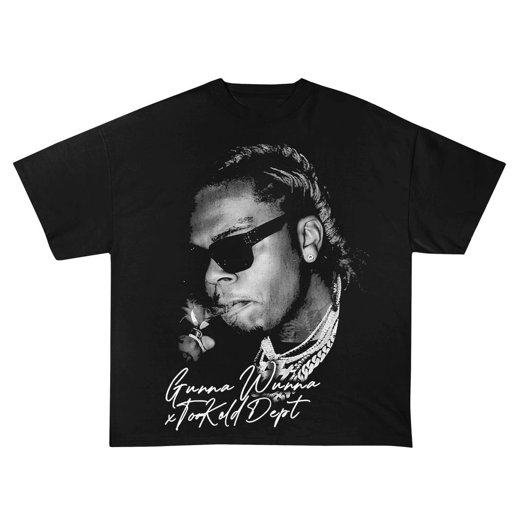 Gunna Big Face Shirt Tee, Vintage Rap Tee Gunna Hip Hop Graphic Print T ...