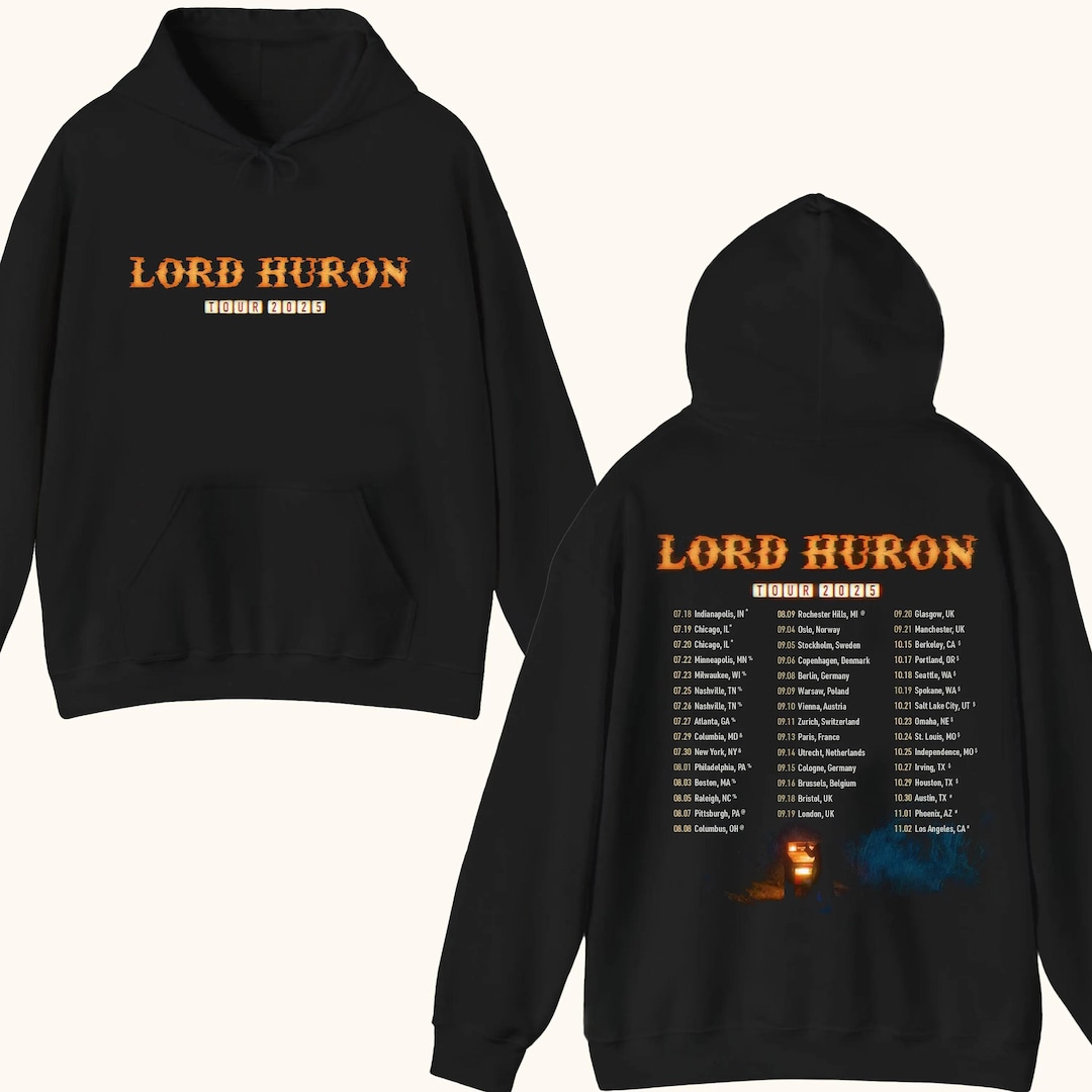 Lord Huron Tour 2025 Hoodie, Lord Huron Sweatshirt - Etsy