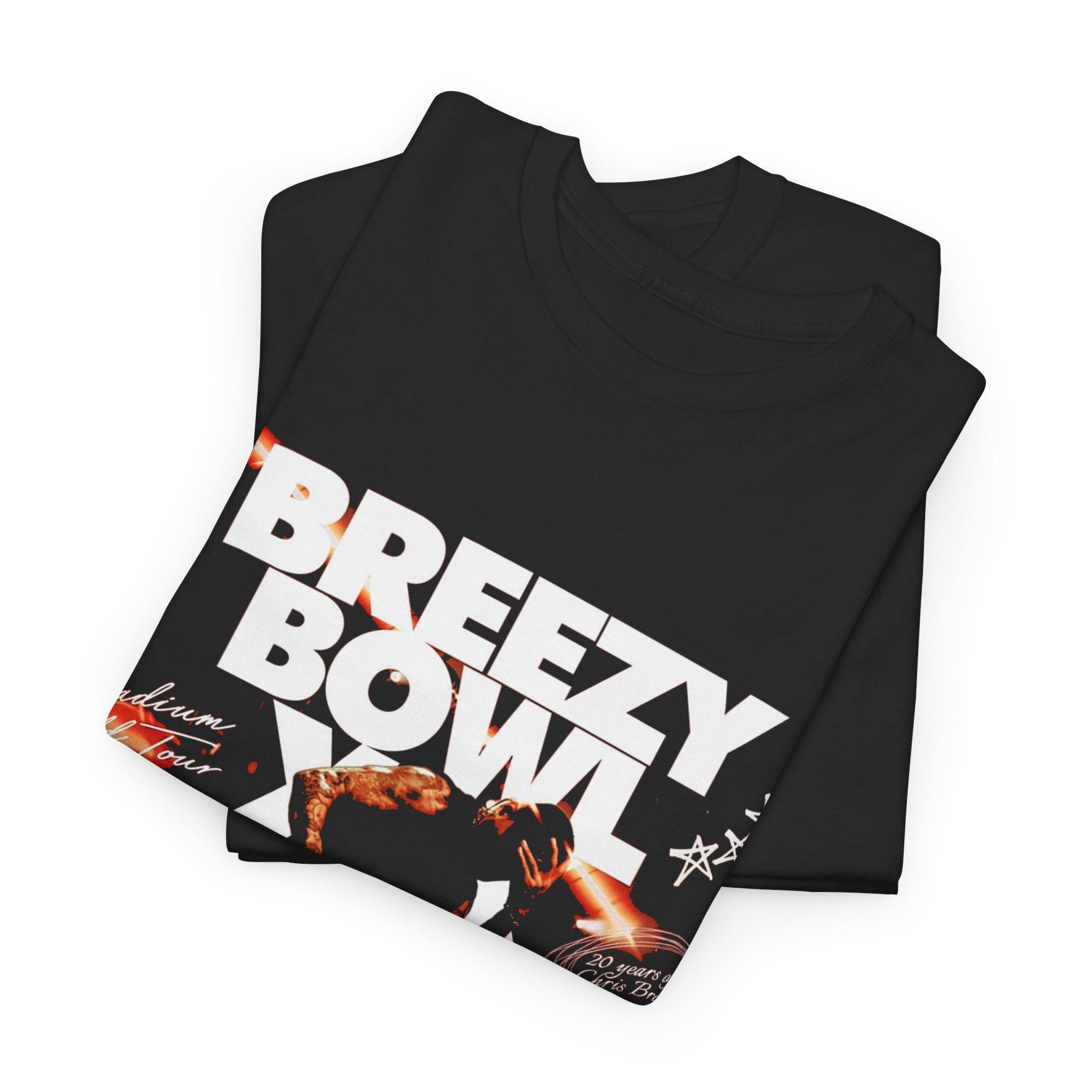 Chris Brown Breezy Bowl XX Tour T-shirt, Chris Brown New Dates Shirt ...