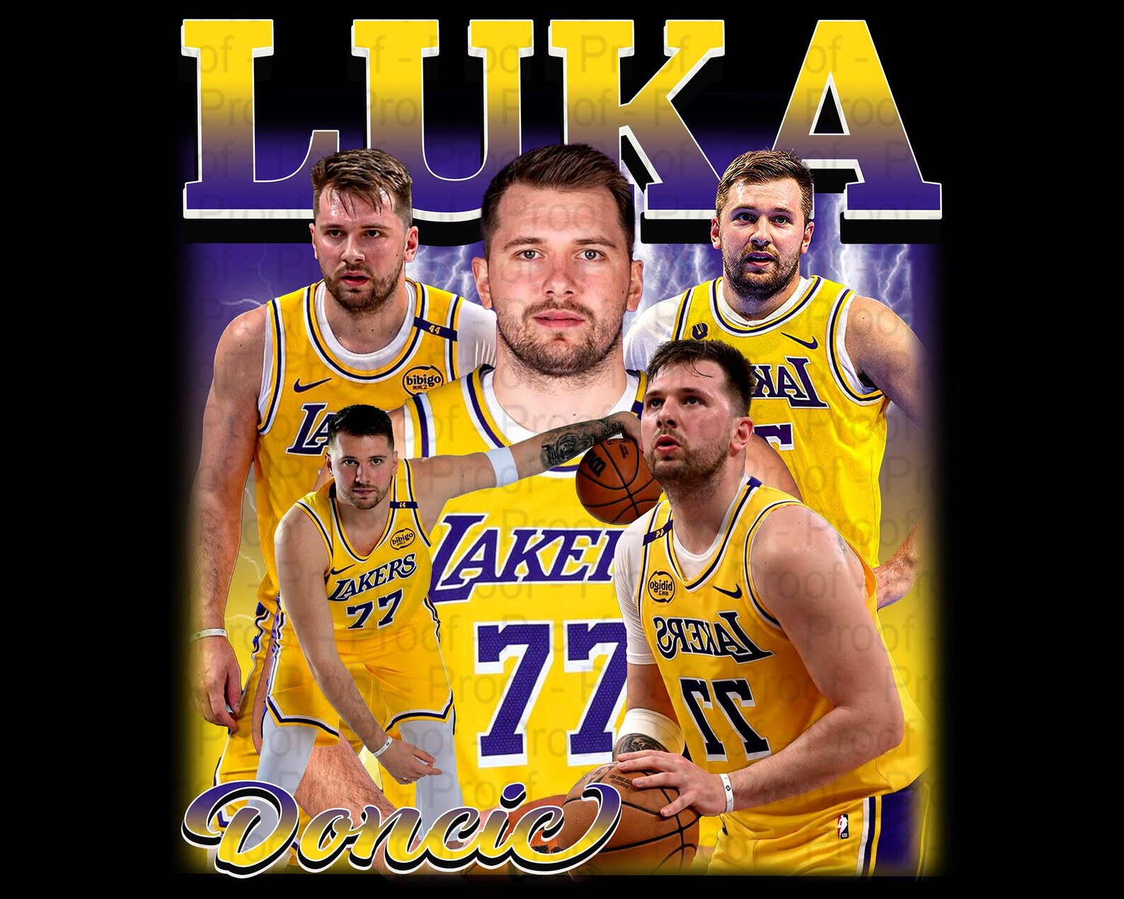 Luka Doncic Png, Bootleg Tee Design, Ready to Print, Printable Design ...