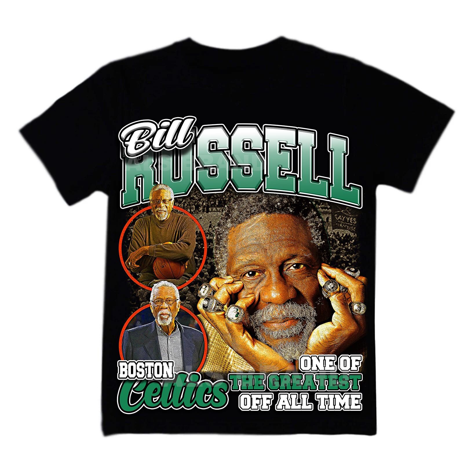 Bill Russell Png Ready to Print, Printable Design, Artist, 90s, Rap Tee ...