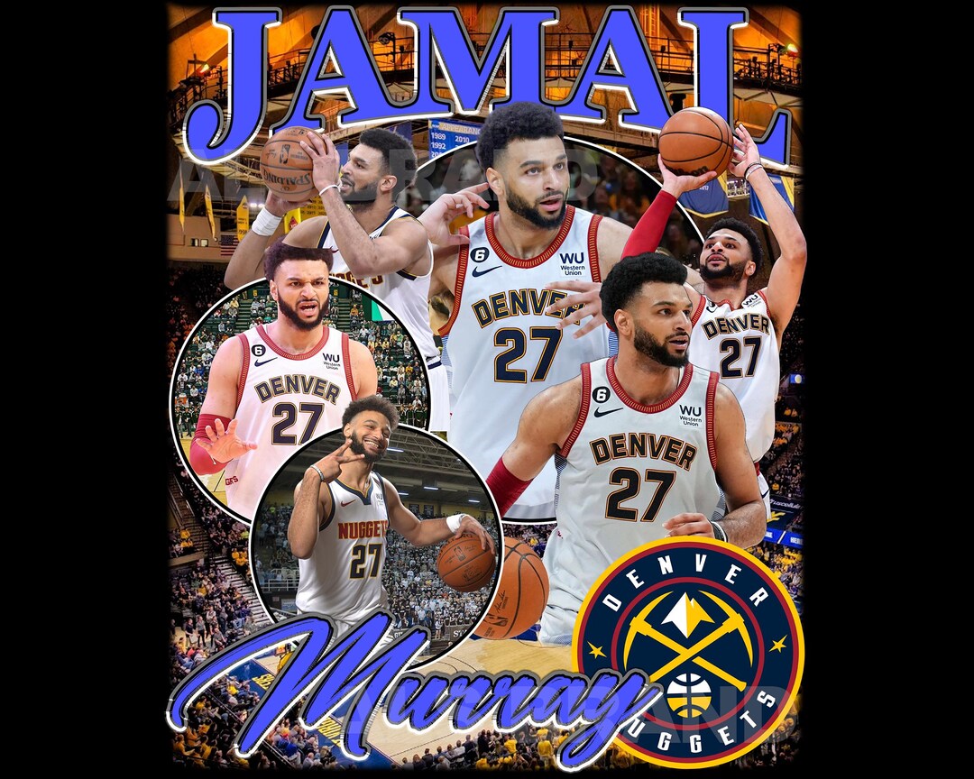 Jamal Murray Png, Digital T-shirt Design File, 300 DPI PNG File 4500x5100 Pixel, Ready to Print ...