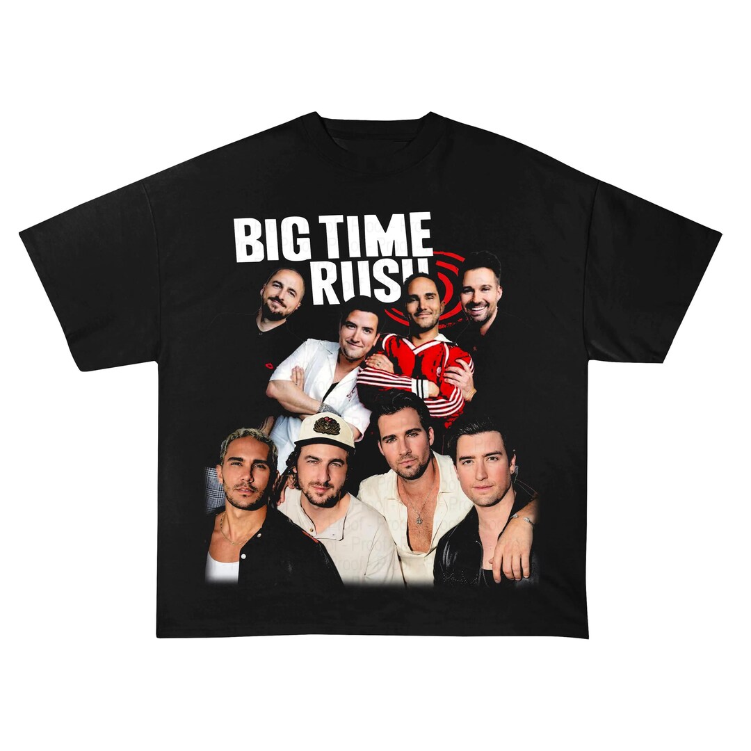 Big Time Rush in Real Life Worldwide Tour 2025 Shirt, Big Time Rush ...