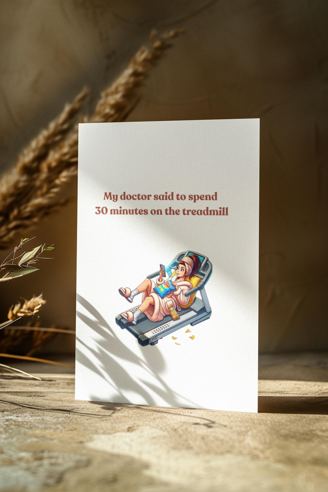 Balance is Key Card, Funny Greeting Card, Supportive Card, Funny ...