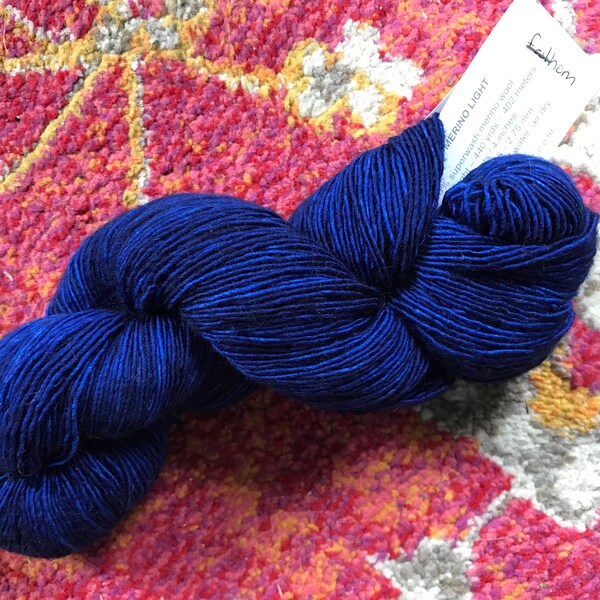 Royal Blue Acrylic Yarn - Etsy