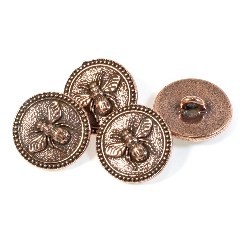 Copper Buttons - Etsy