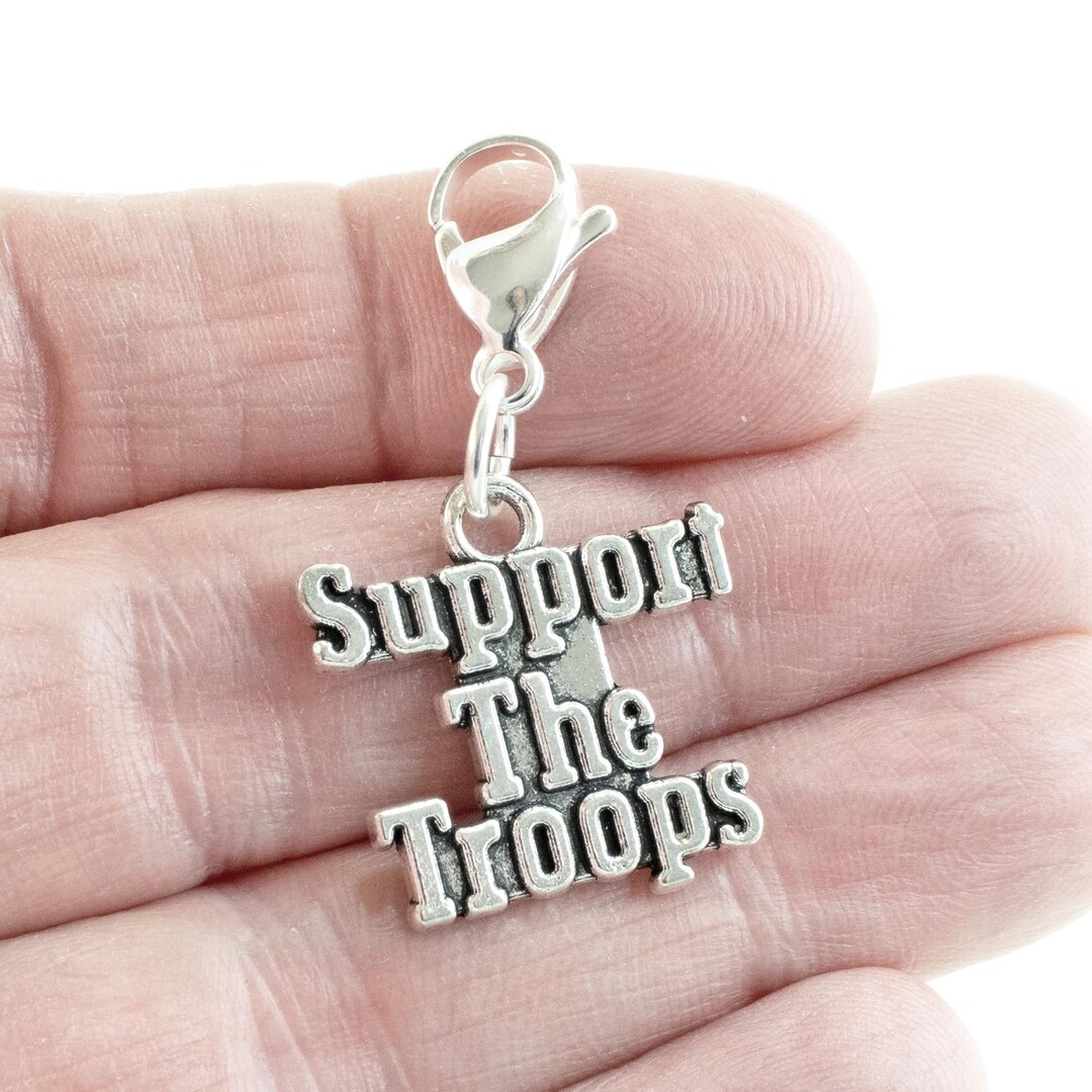 Military Pride Clip-on Charm: Patriotic Accessory for Purse, Keychain ...