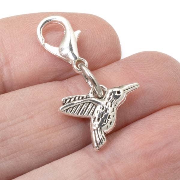 Hummingbird Charm - Etsy
