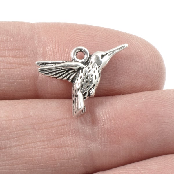 Hummingbird Charms - Etsy