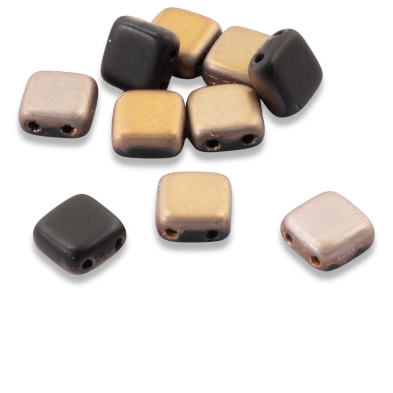 Czech Tile Beads - Etsy