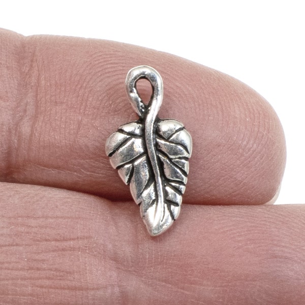 Ivy Leaf Charm - Etsy
