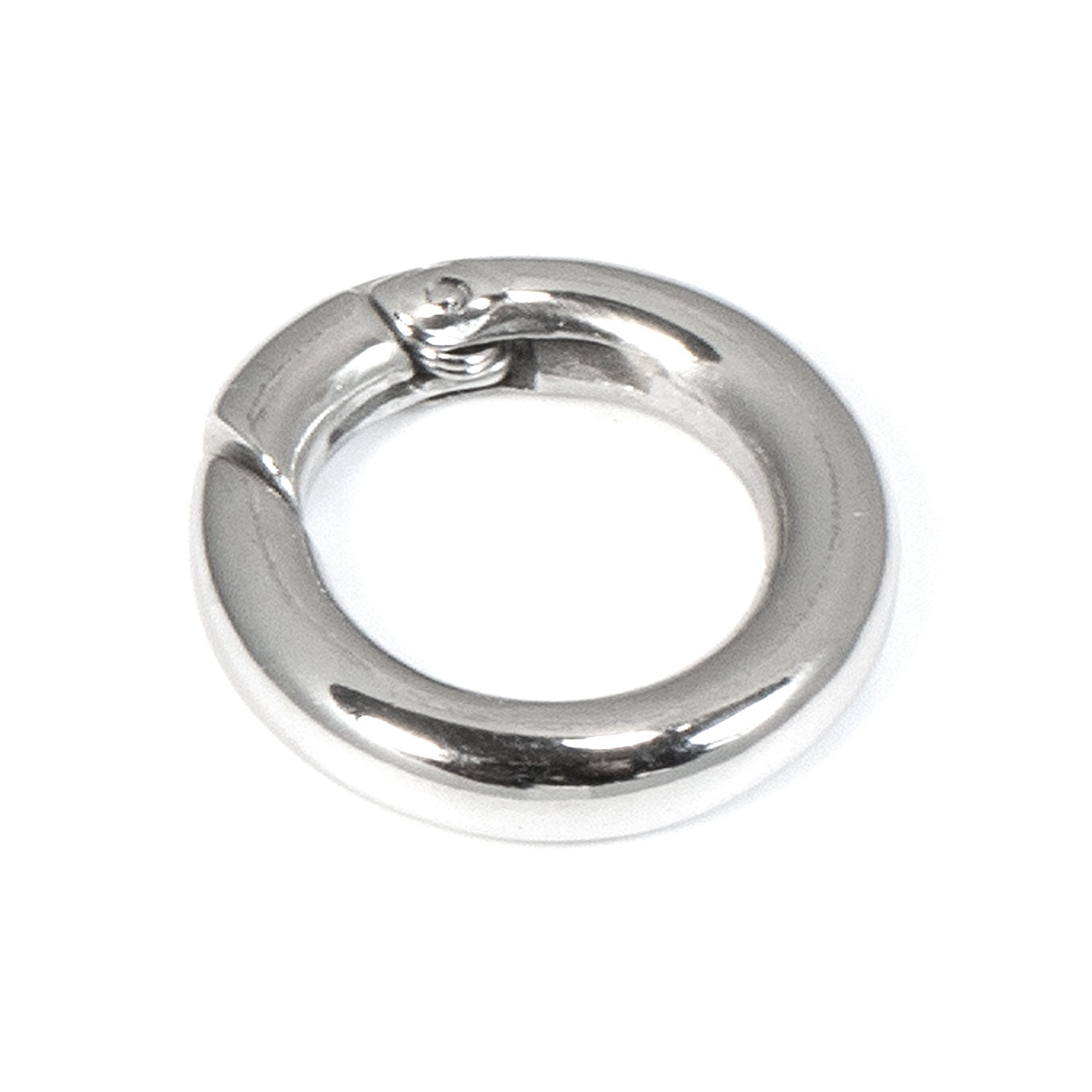 15mm Carabiner Spring Clasp Stainless Steel Round Snap Clasp | Etsy