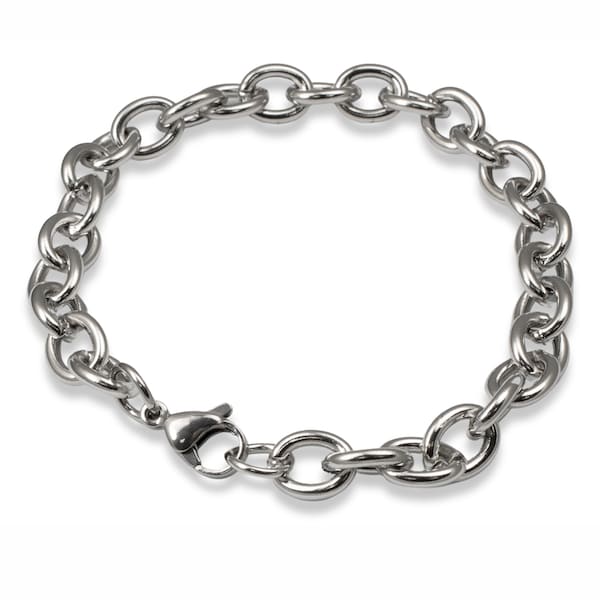 Stainless Steel Link Bracelet - Etsy
