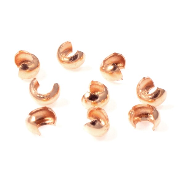 Copper Crimp Covers - Etsy