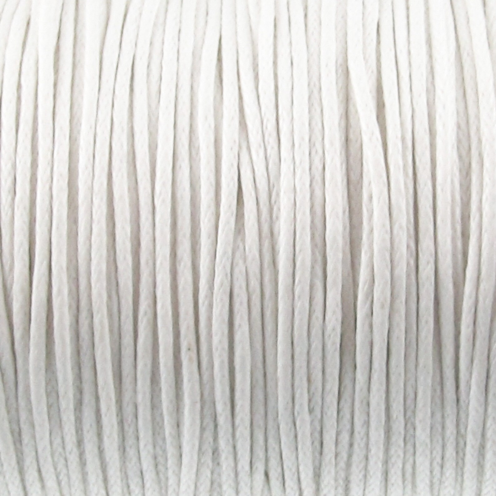 White 1mm Waxed Cotton Cord 70 Meters Macrame Beading | Etsy