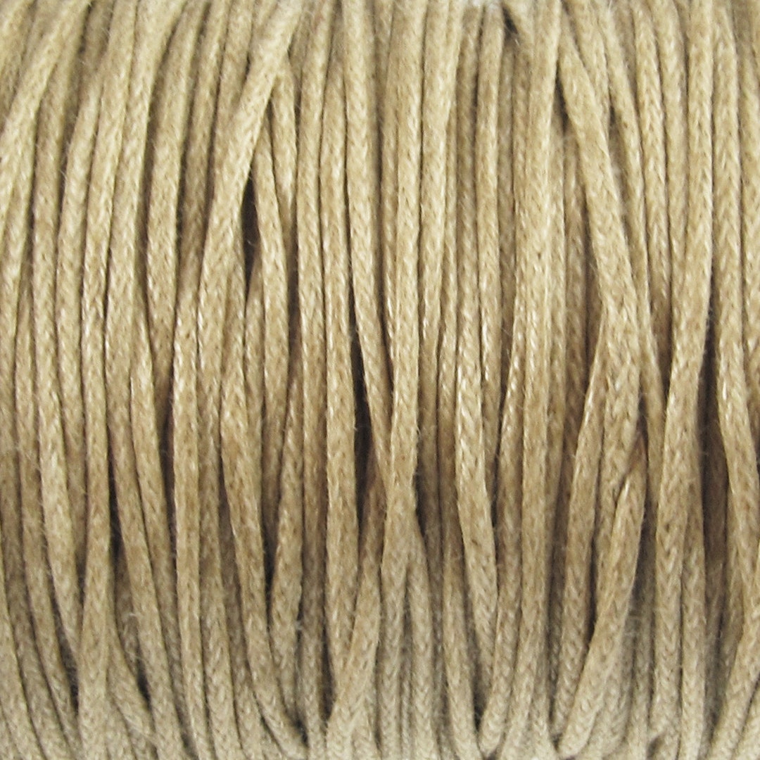 Tan 1mm Waxed Cotton Cord, 70 Meters, Macrame, Beading String - Etsy