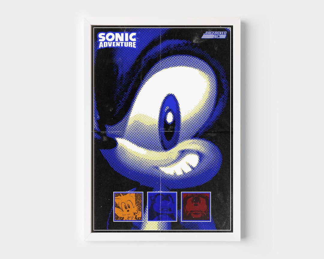 Sonic the Hedgehog Poster Print | Video Game Poster | Sonic Adventure ...