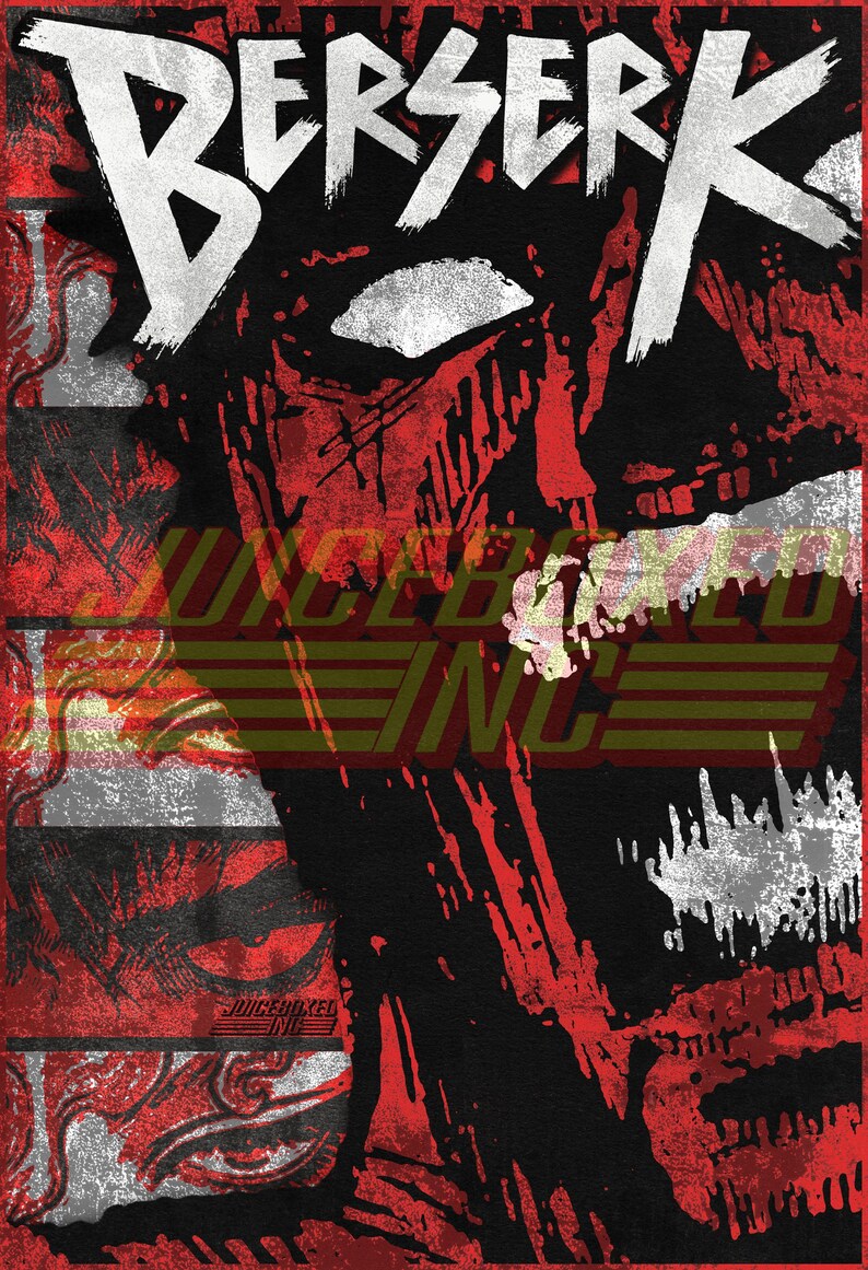 Berserk Poster | Guts Poster | Griffith Poster | Berserk Manga ...