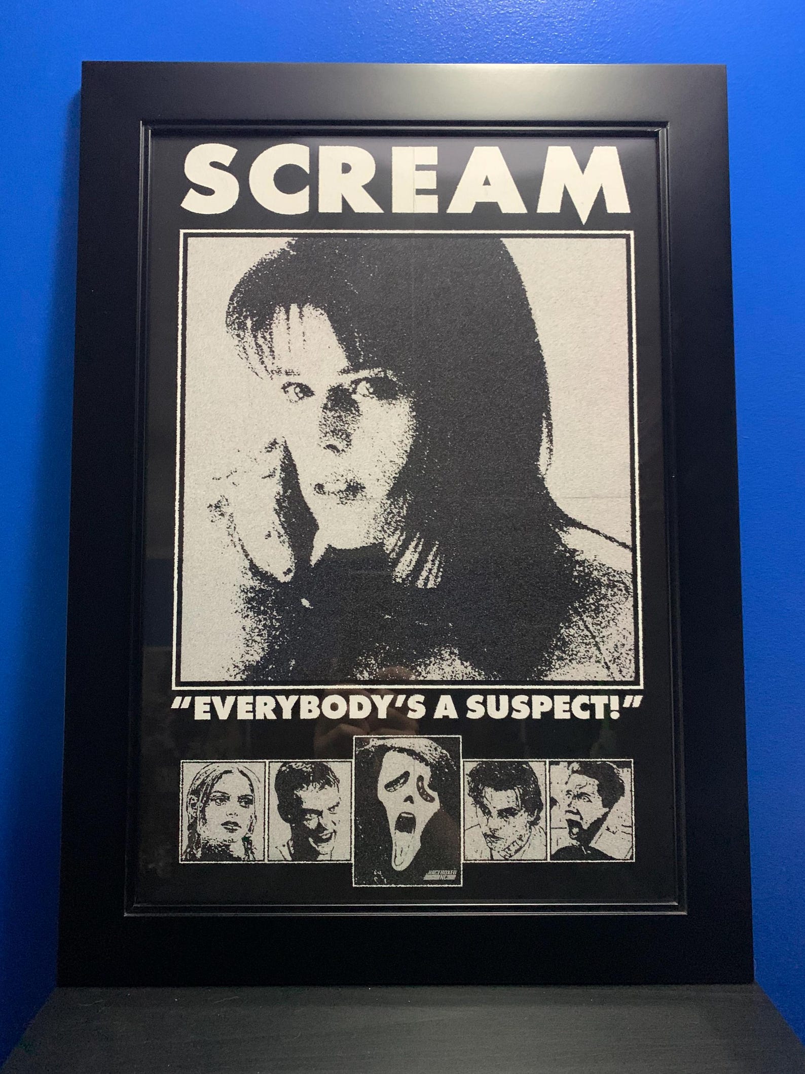 Scream Movie 1996 Poster Print Everybody's A Suspect Horror Movie ...