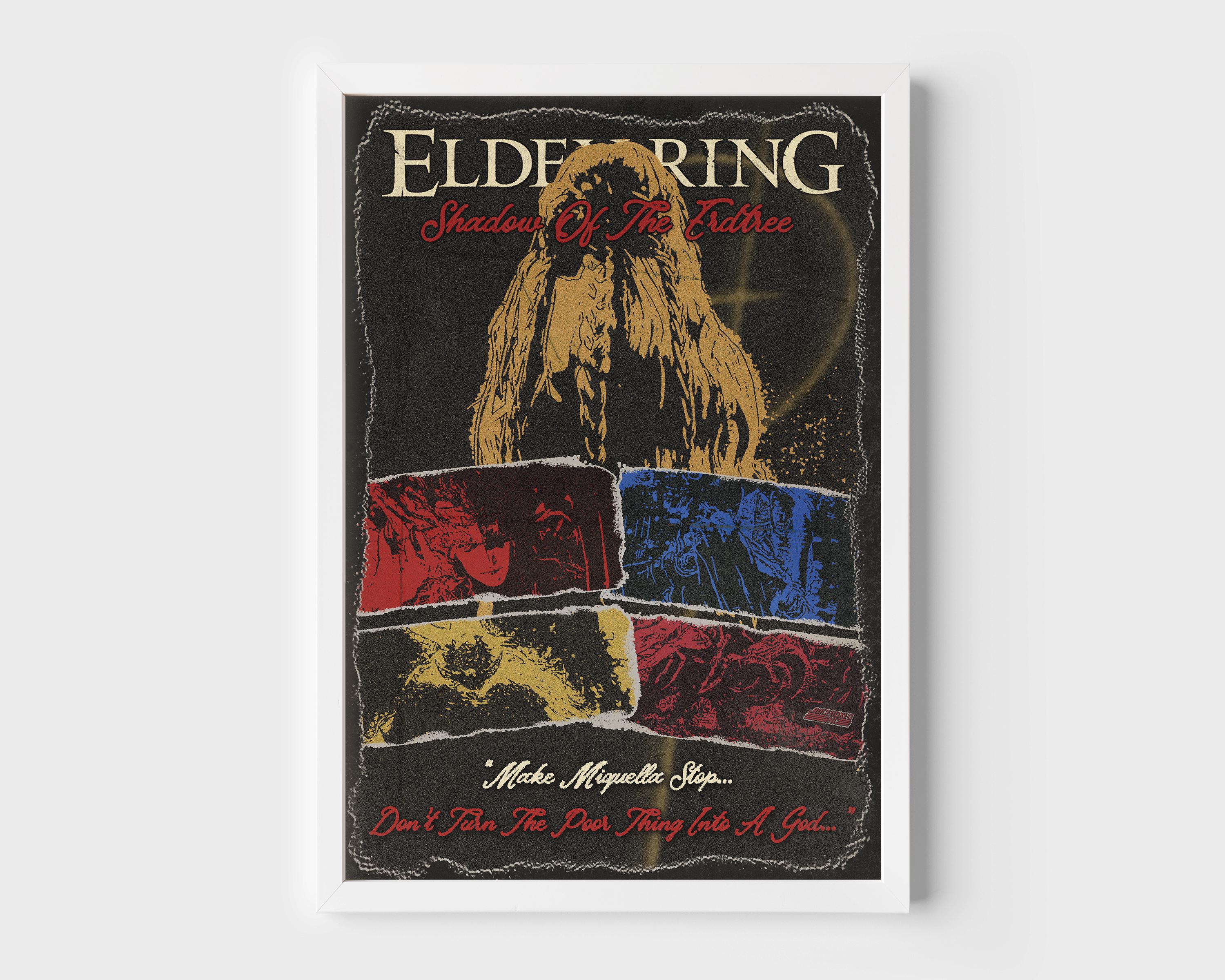 Elden Ring Shadow of the Erdtree Game Poster Print Gaming Poster ...