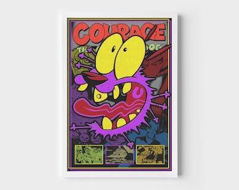 Courage the Cowardly Dog - Etsy