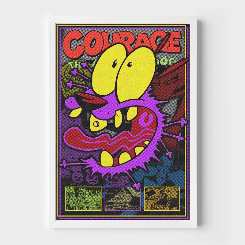 Courage Poster - Etsy