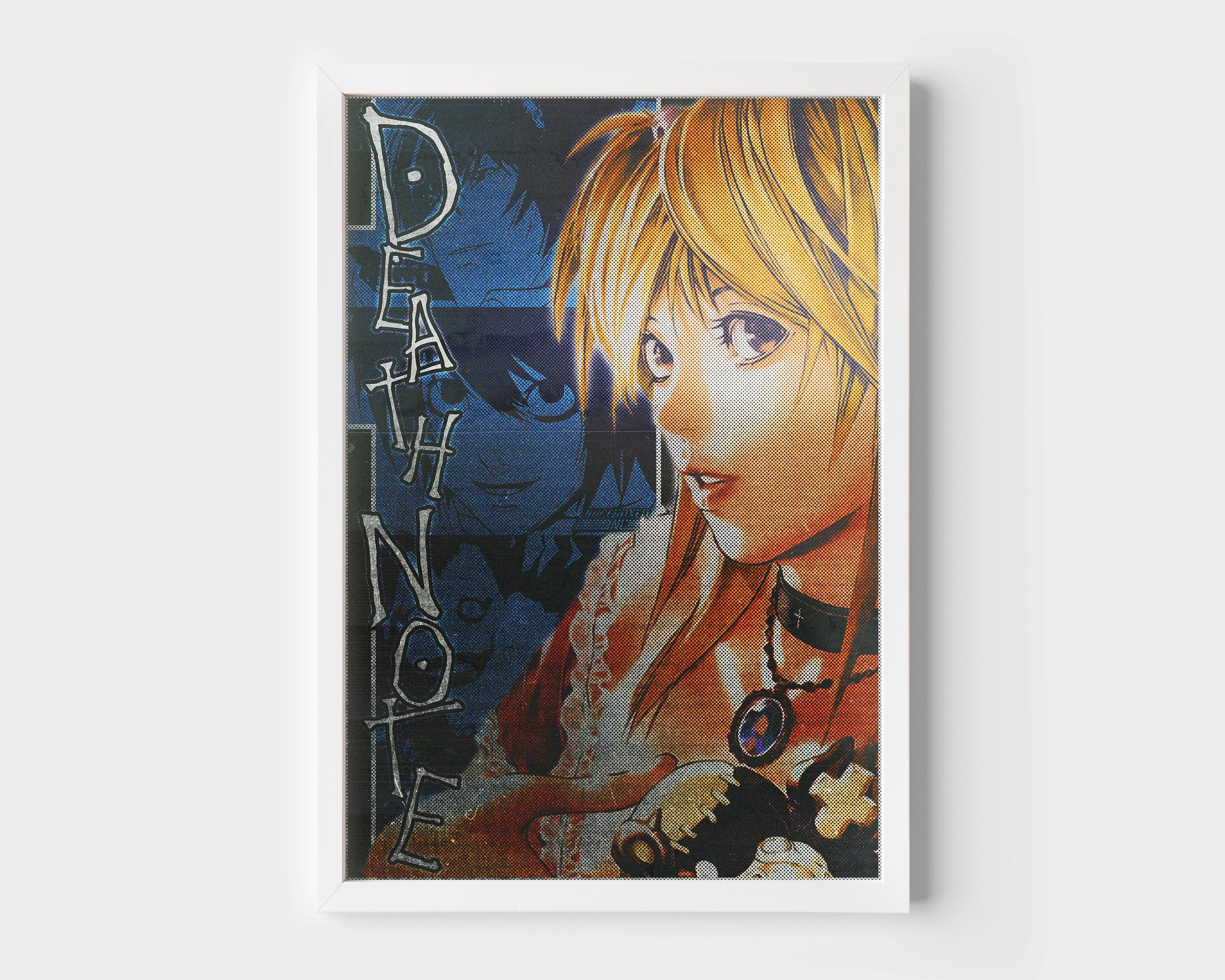Death Note Anime Poster Death Note Wall Art Anime Wall Art Misa Amane ...