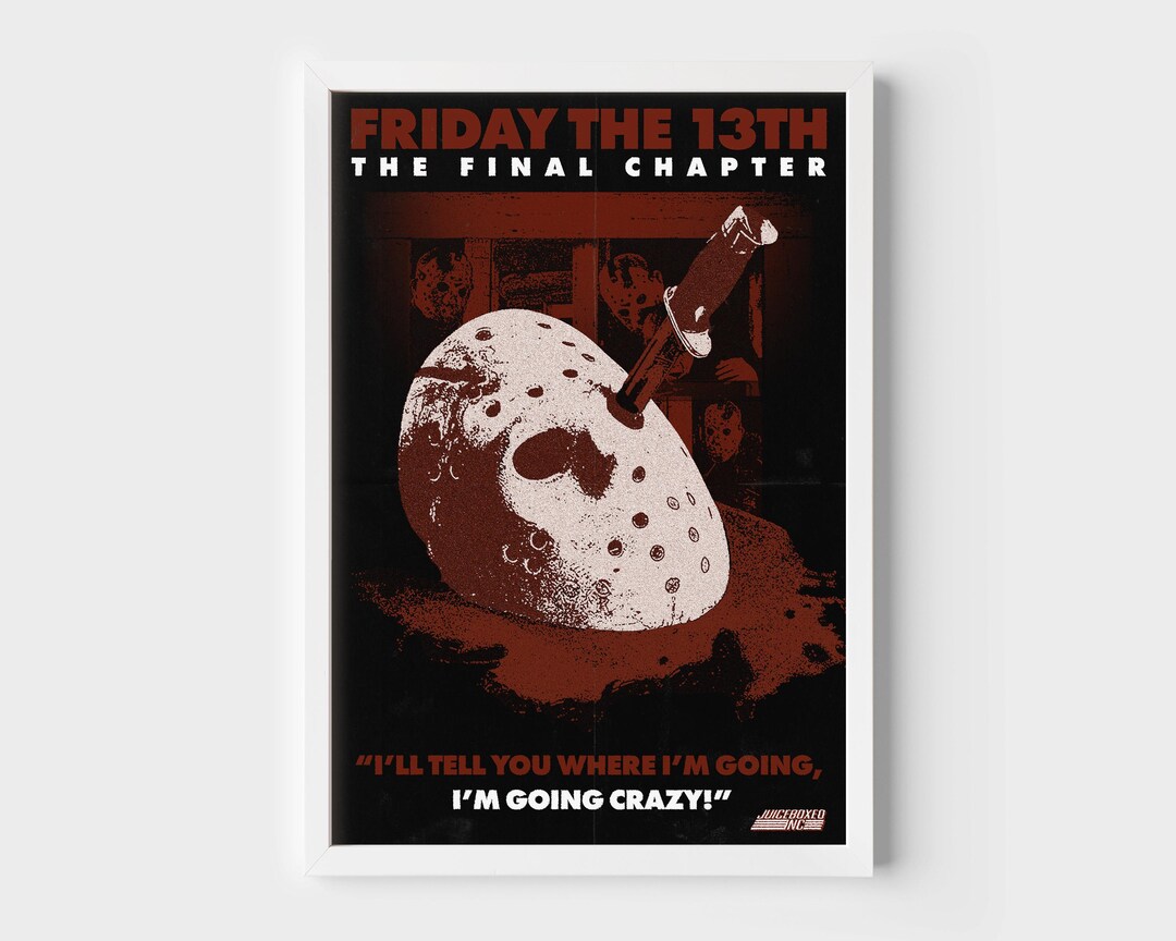 Friday the 13th the Final Chapter Poster Print | Horror Movie Poster ...
