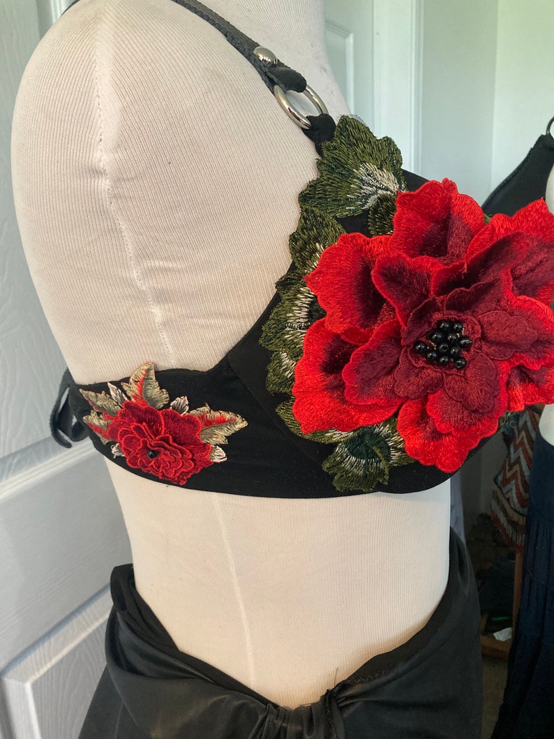 Tribal, Tribal, Fusion, Red, Rose, Festival, Summer Fashion, Bellydance ...