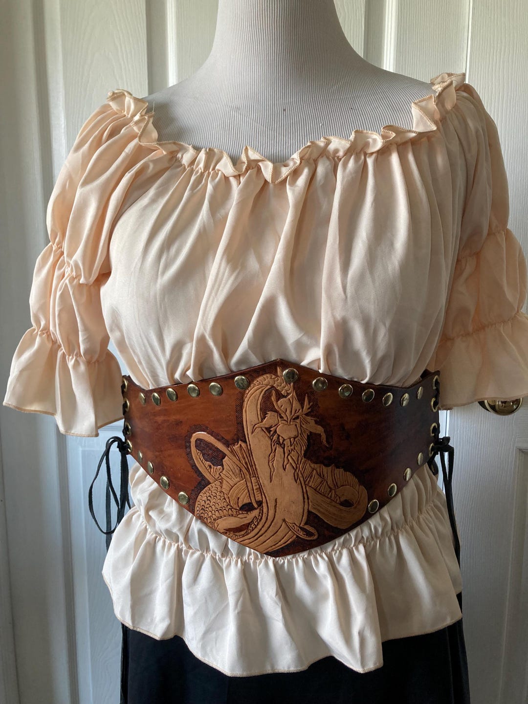 Celtic Dragon, Leather, Renn Faire, Fantasy, Festival, Cosplay, Waist ...