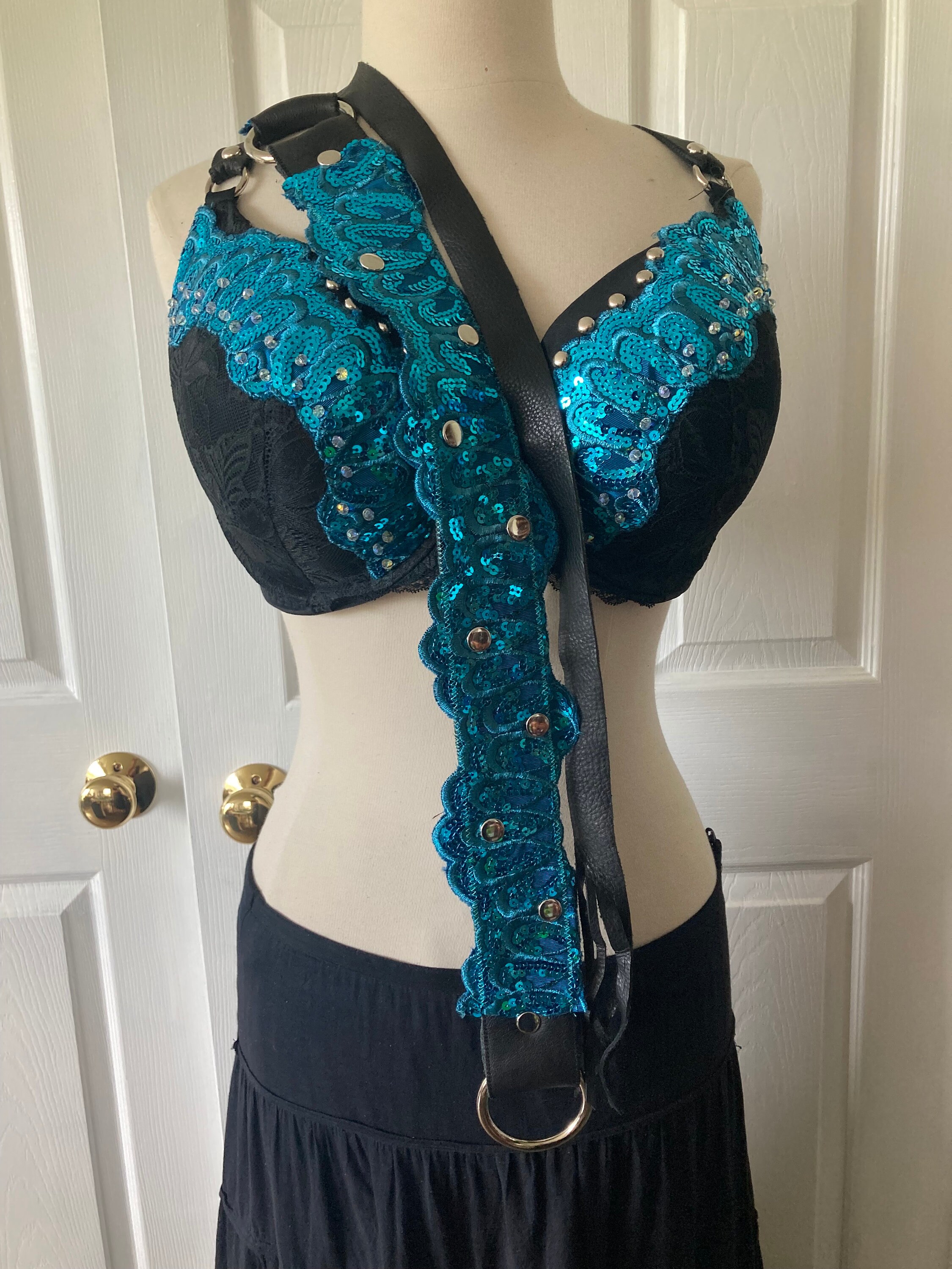 Tribal, Tribal-fusion, Bellydance, Festival Three Piece, Bra and Belt ...