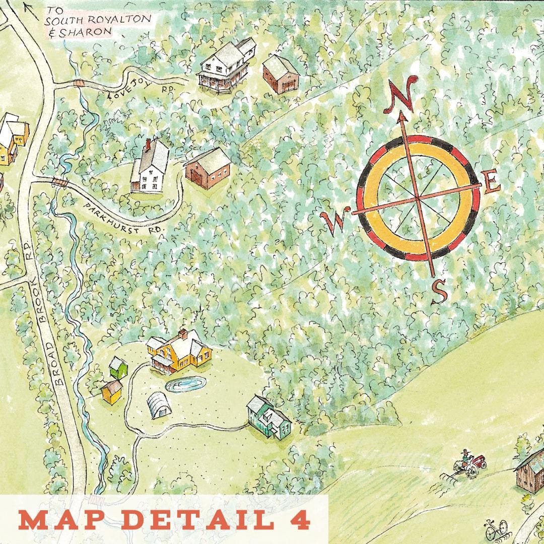 Framed 16x20 East Barnard Map Museum-quality Giclee Poster - Etsy