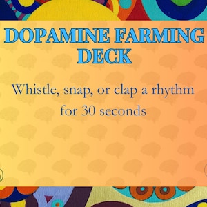 DOPAMINE FARMING Card Deck: CREATIVE - Etsy