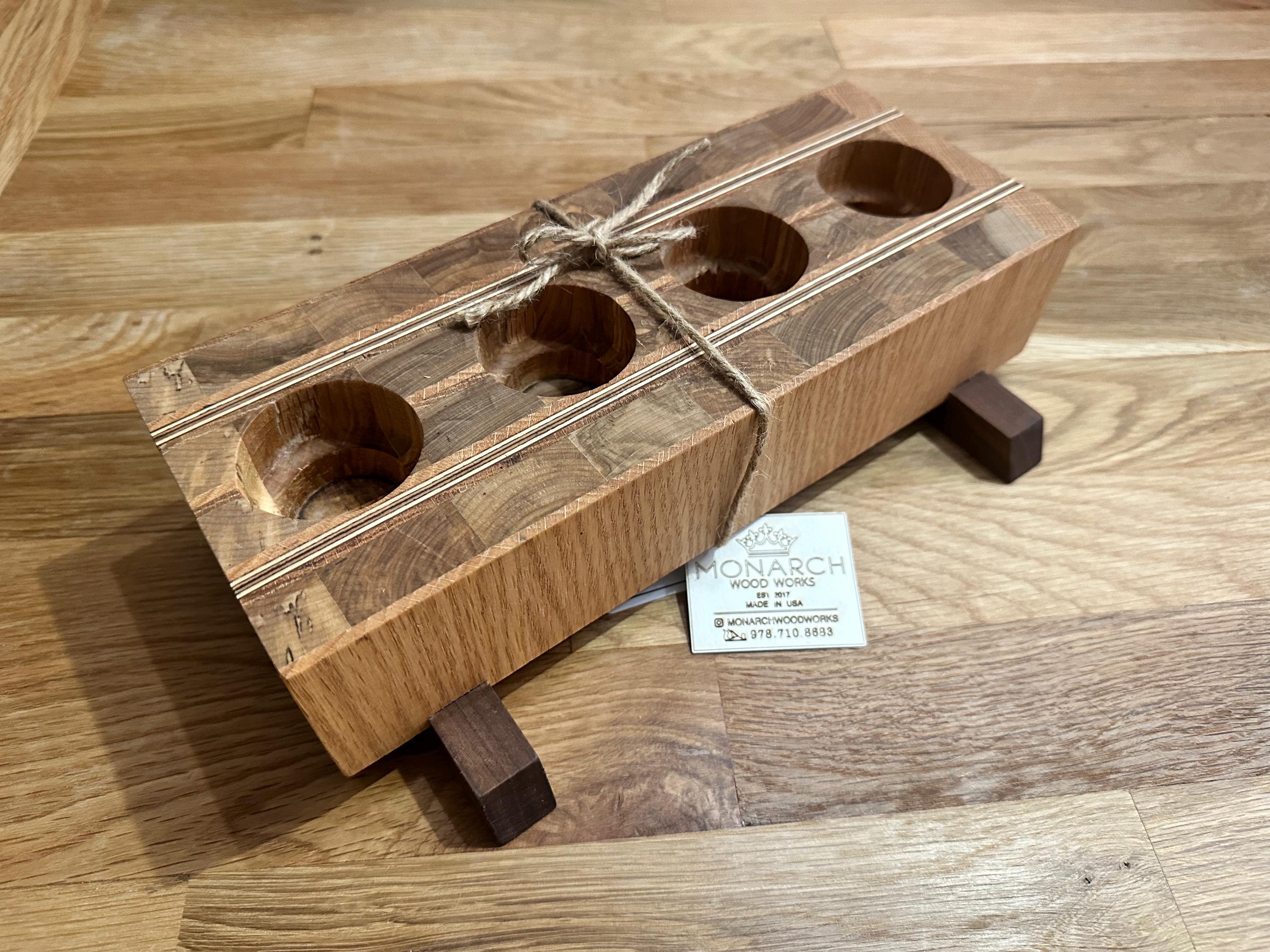 Candle Holder | Wood Candle Holder | Candle Support - Etsy