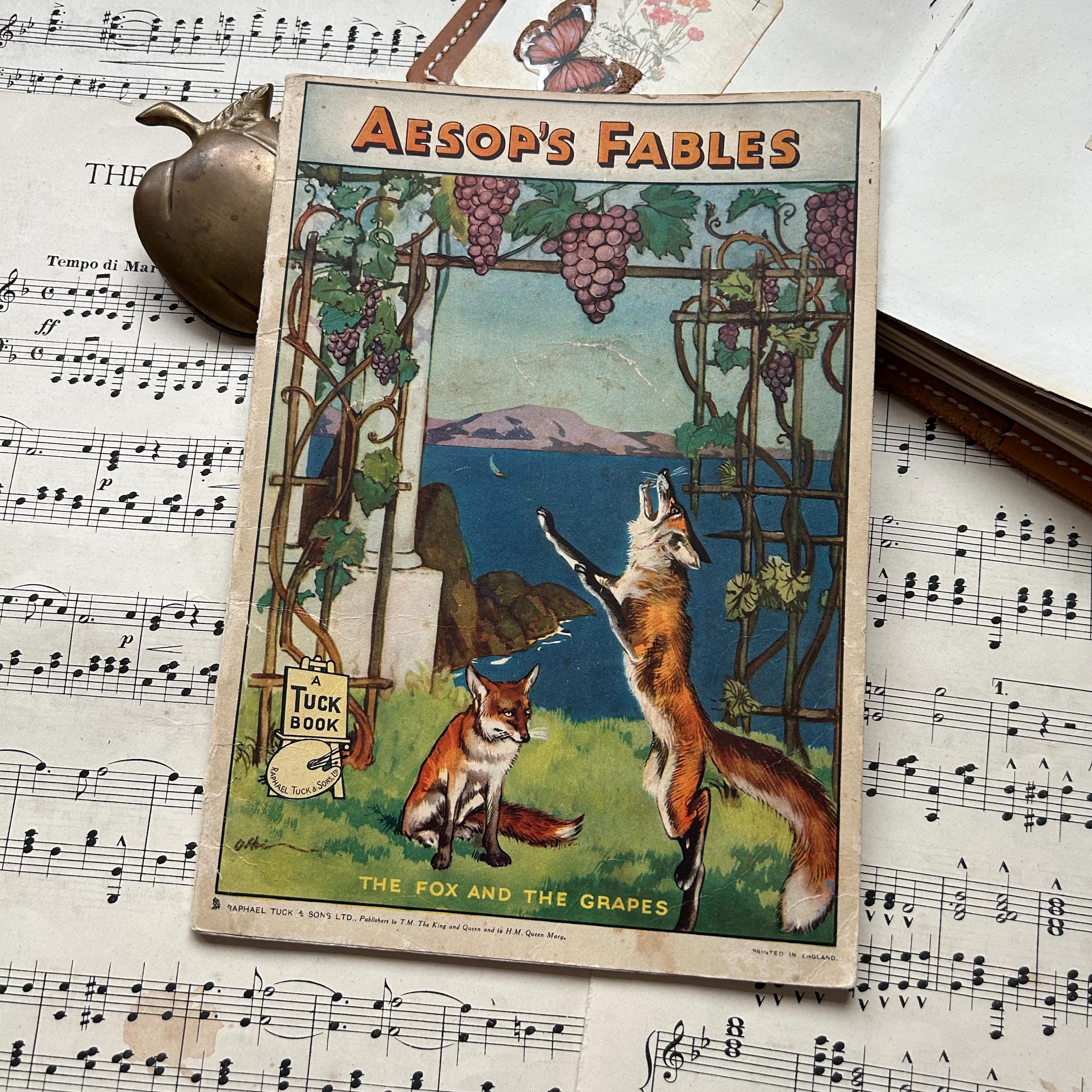 Vintage Aesop's Fables Children's Book. Vintage Children's Book of ...